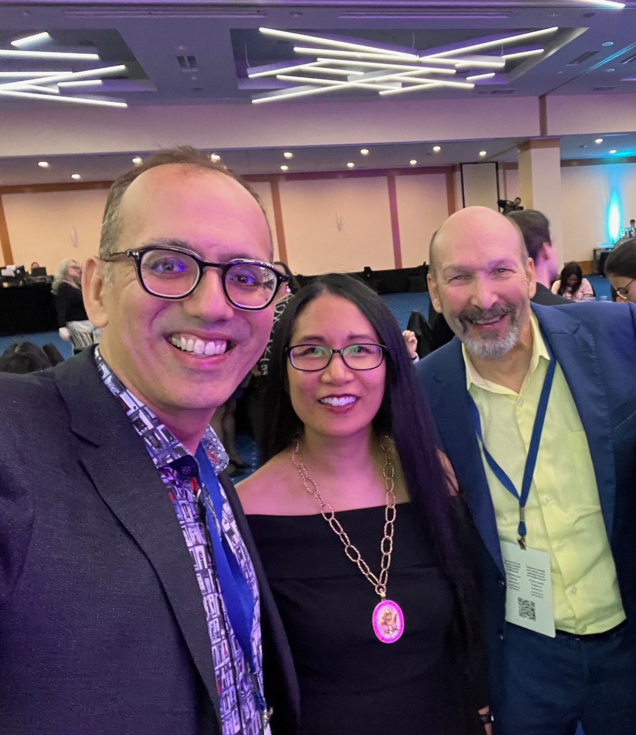 Dr. Sareen and Simm Congratulate Dr. Hygiea Casiano on becoming CPA ...